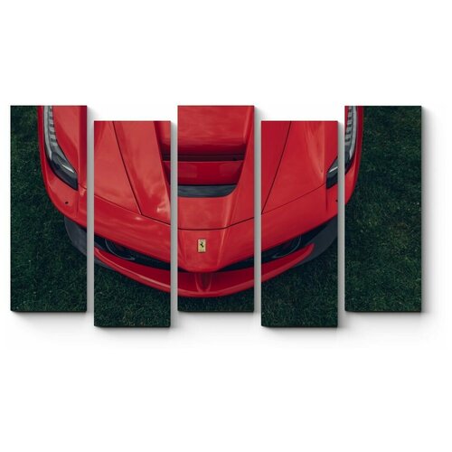 Модульная картина Капот Ferrari LaFerrari90x52