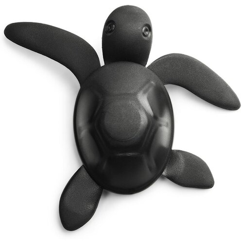 Магнит Qualy Save Turtle, черный (QL10349-BK)