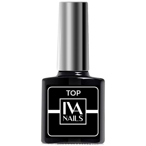 IVA Nails Верхнее покрытие Top Matte, прозрачный, 8 мл