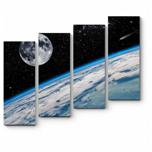 Модульная картина Бескрайние просторы космоса 120x104
