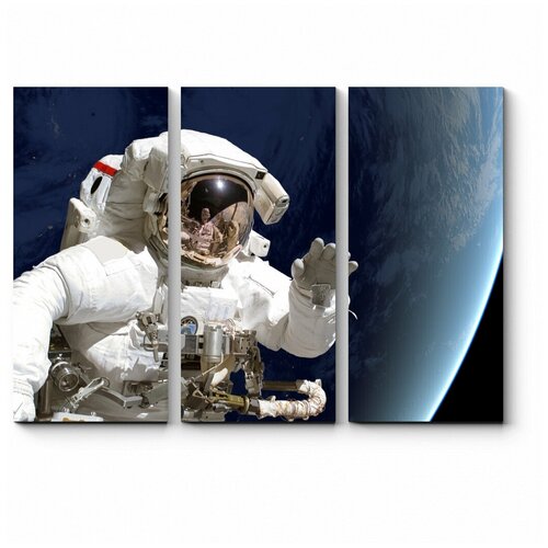 Модульная картина Привет из открытого космоса 140x100