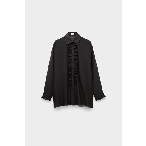 Рубашка Alpe Cashmere, размер 40, черный