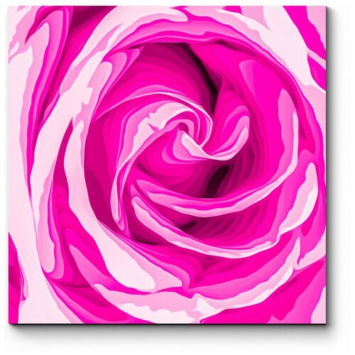 Модульная картина Розовая роза 60x60