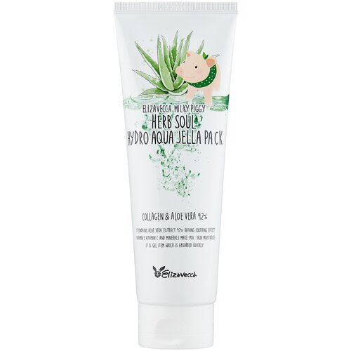 Elizavecca Milky Piggy увлажняющая маска Herb Soul Hydro Aqua Jella Pack, 250 мл