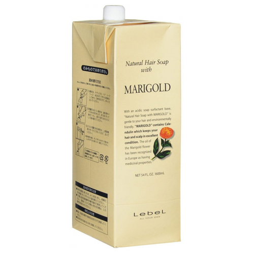 Lebel Cosmetics шампунь Natural Hair Soap Marigold  для жирной кожи головы, 1600 мл