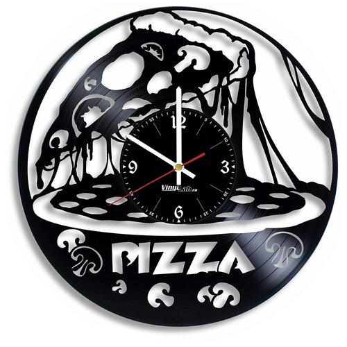 Часы из виниловой пластинки (c) VinylLab Пицца