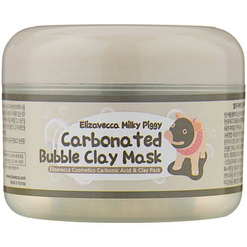 Elizavecca Milky Piggy пузырьковая глиняная маска, 100 г, 100 мл