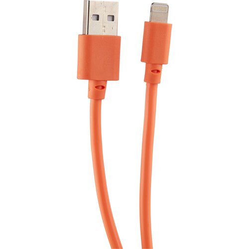 Дата-кабель SmartBuy USB - 8-pin для Apple, цветные, 1 м, оранжевый