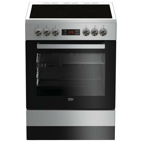 Электрическая плита Beko FSM 67320 GSS, серебристый