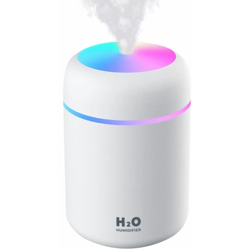 Увлажнитель воздуха для дома H2O/ портативный увлажнитель воздуха/ светодиодный увлажнитель воздуха/ VIRG white