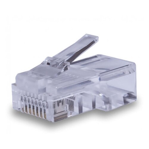 Коннекторы 8P8C (Компьютерный разъем) U/UTP Cat.5e (RJ-45) Уп. 25шт. | код 10-0226 | SUPRLAN ( 1упак. )