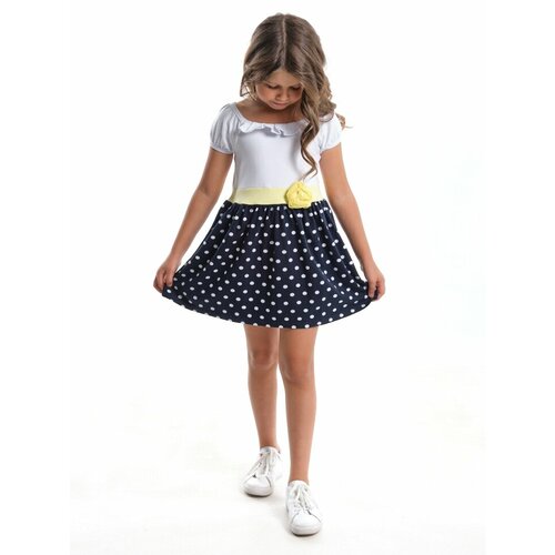 Платье Mini Maxi, размер 92, синий, белый