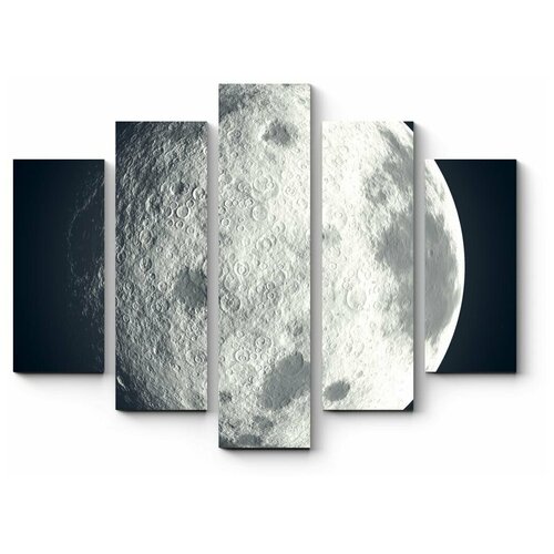 Модульная картина Безупречная Луна 75x60