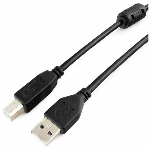 Кабель Cablexpert USB-A - USB-B (CCF-USB2-AMBM-10), 3 м, черный