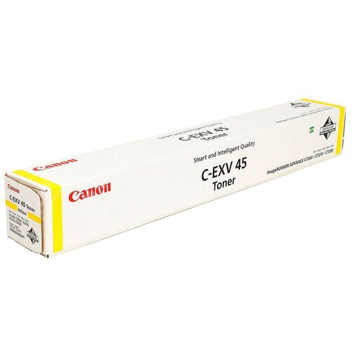Картридж Canon C-EXV45 Y (6948B002), 52000 стр, желтый