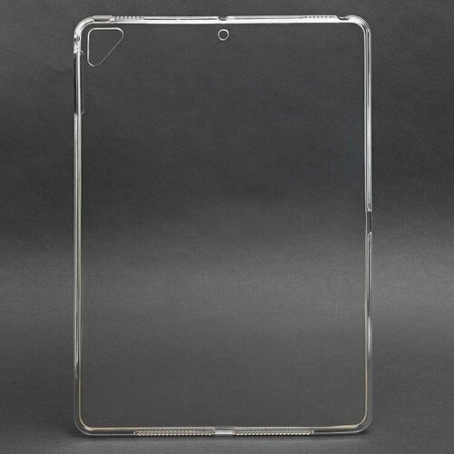Чехол-накладка силиконовый для планшета Apple iPad Air 2 (2014)/ Прозрачный чехол на Айпад, ультратонкий / прозрачный