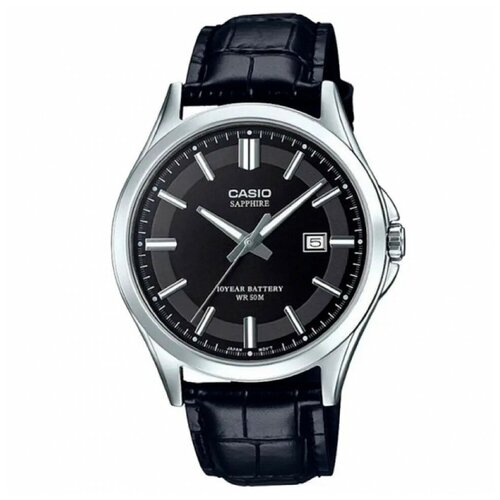 Наручные часы CASIO Collection MTS-100L-1AVEF, черный, серебряный