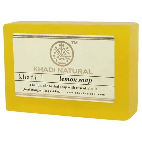 Khadi Natural Мыло кусковое Lemon soap, 125 г