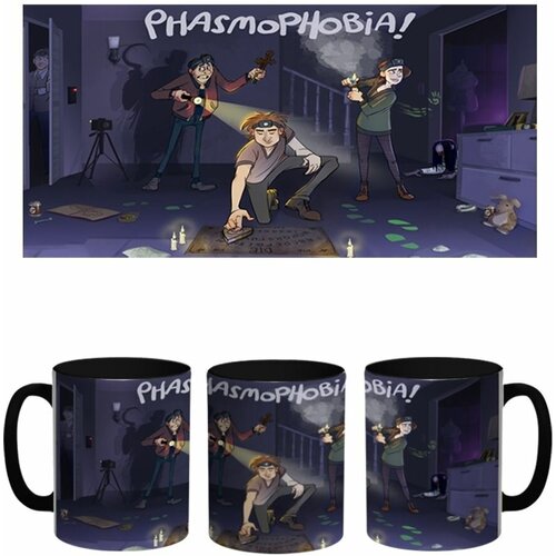 Кружка Каждому Своё "Фазмофобия/Phasmophobia/Игра" 330 мл