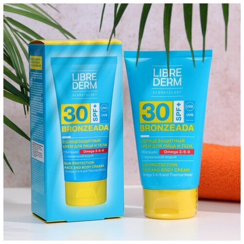 Солнцезащитный крем для лица и тела LIBREDERM 30 SPF+ с Омега 3-6-9, 50 мл 1 шт