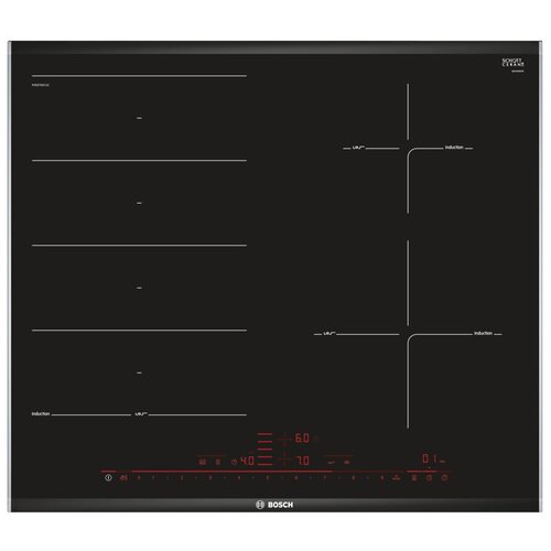 Индукционная варочная панель BOSCH PXE675DC1E, черный