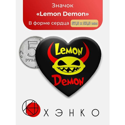 Значок LEMON DEMON группа лимонный демон логотип