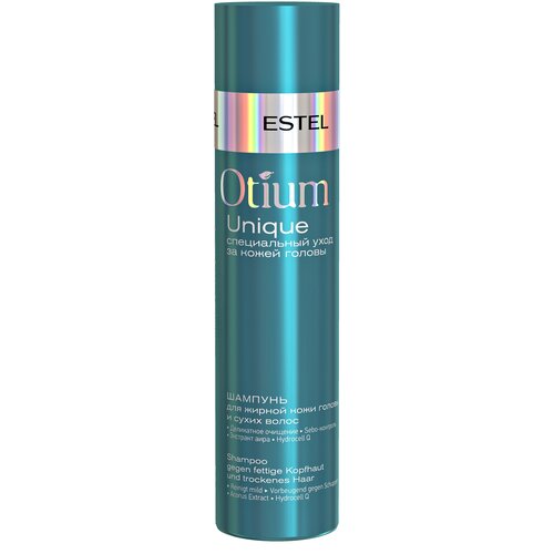 ESTEL шампунь Otium Unique для жирной кожи головы и сухих волос, 250 мл