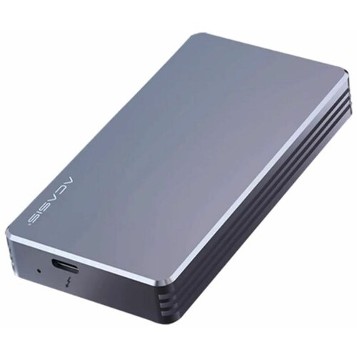 Корпус для жесткого диска Acasis FA-TB34 Thunderbolt 3 NVME M.2 SSD до 2 ТБ, 40 Гбит/с, серебристый