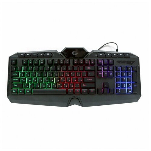 Игровая клавиатура с подсветкой Gembird KB-G410L, подсветка Rainbow