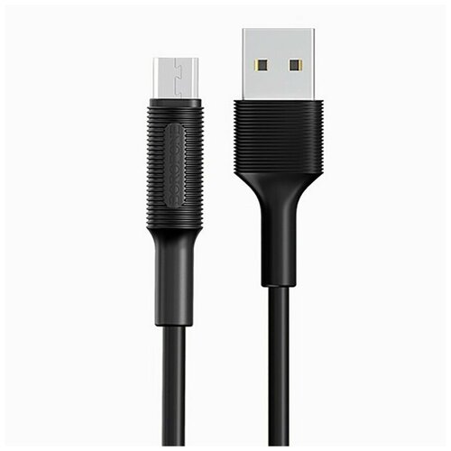 Кабель USB, micro USB, Borofone BX1 EzSync, 100 см, черный