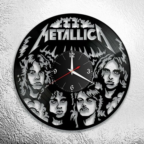 Настенные часы с группой Metallica, Металлика, James Hetfield