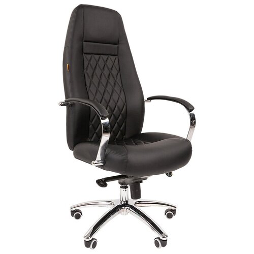 Компьютерное кресло Chairman 950 для руководителя, обивка: искусственная кожа, цвет: черный