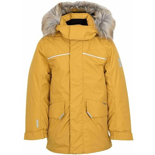 Куртка КОТОФЕЙ, размер 134, оранжевый