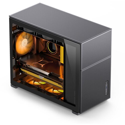 Корпус JONSBO D31 MESH Black без БП, боковая панель из закаленного стекла, mini-ITX, micro-ATX, черный