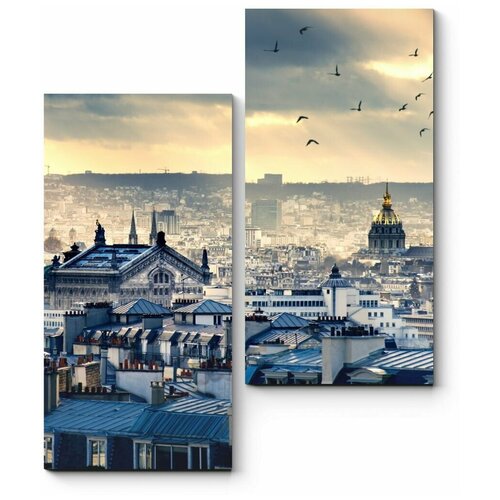 Модульная картина Великолепный Париж70x88