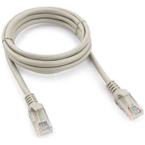 Патч-корд UTP CAT5e медный 1.5 метра ITK PC01-C5EU-1M5 RJ-45 кабель 24AWG - серый