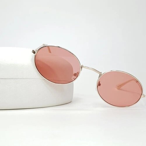 Солнцезащитные очки , серебряный, розовый