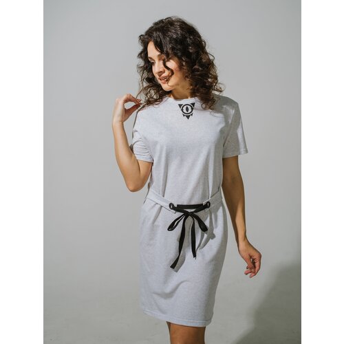 Платье BORMALISA, размер L (50/52), серый