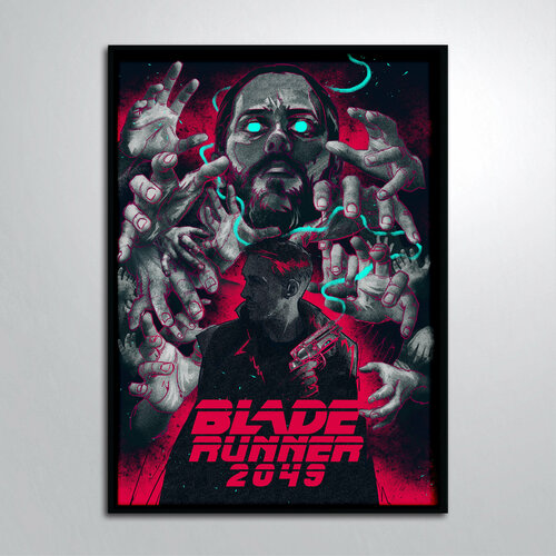Постер в раме/Дени Вильнёв Бегущий по лезвию Райан Гослинг Джаред Лето 2049 Blade Runner 2049