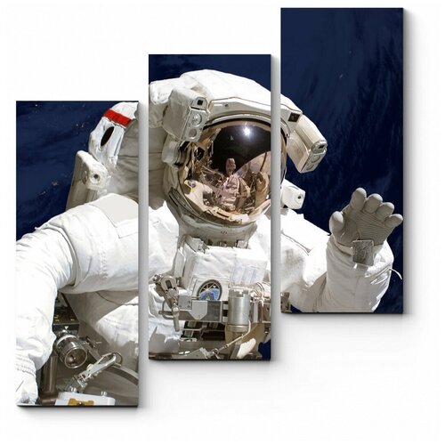 Модульная картина Привет из открытого космоса 130x139