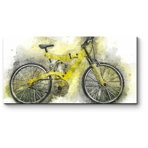 Модульная картина Абстрактный велосипед140x70