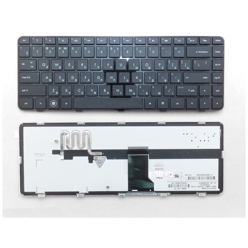 Клавиатура для ноутбука HP 9Z. N4FUV.00R черная с подсветкой
