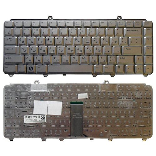 Клавиатура для ноутбука Dell 90.4AQ07. S0R русская, серебристая