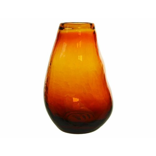 Стеклянная ваза органико марроне, ручной работы, коричневая, 22 см, Kaemingk (Decoris)