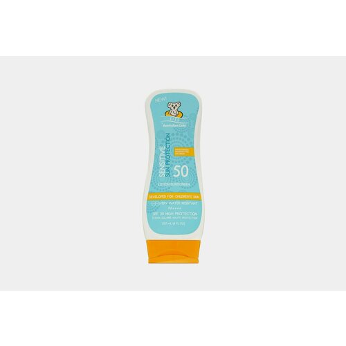 Солнцезащитный детский лосьон с фактором защиты spf 50 australian gold kids lotion