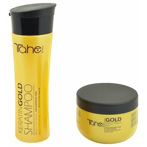 TAHE Набор для восстановления и разглаживания волос Botanic Pack Gold