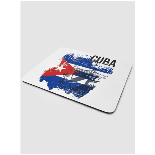 Коврик для компьютерной мышки Флаг Кубы
