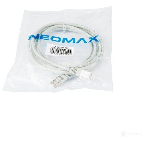 NEOMAX (NM23001-020) Шнур коммут. FTP 2 м cat.5е серый многожильный