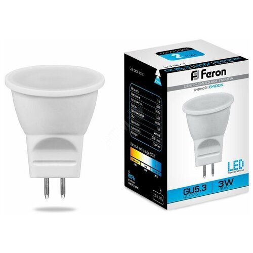 Лампа светодиодная LED 3вт 230в G5.3 MR11 дневной