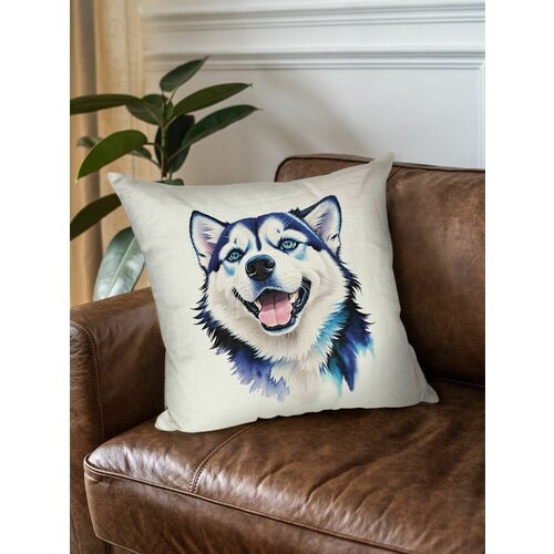 Подушка декоративная на диван Собака №38
